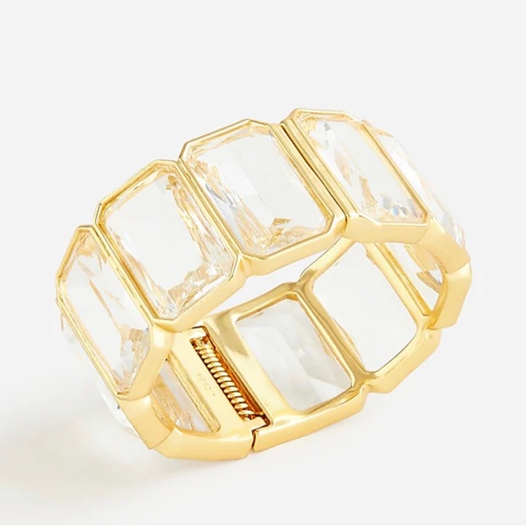 J. Crew | Jewelry | Nwt Jcrew Rectangle Stone Bracelet | Poshmark